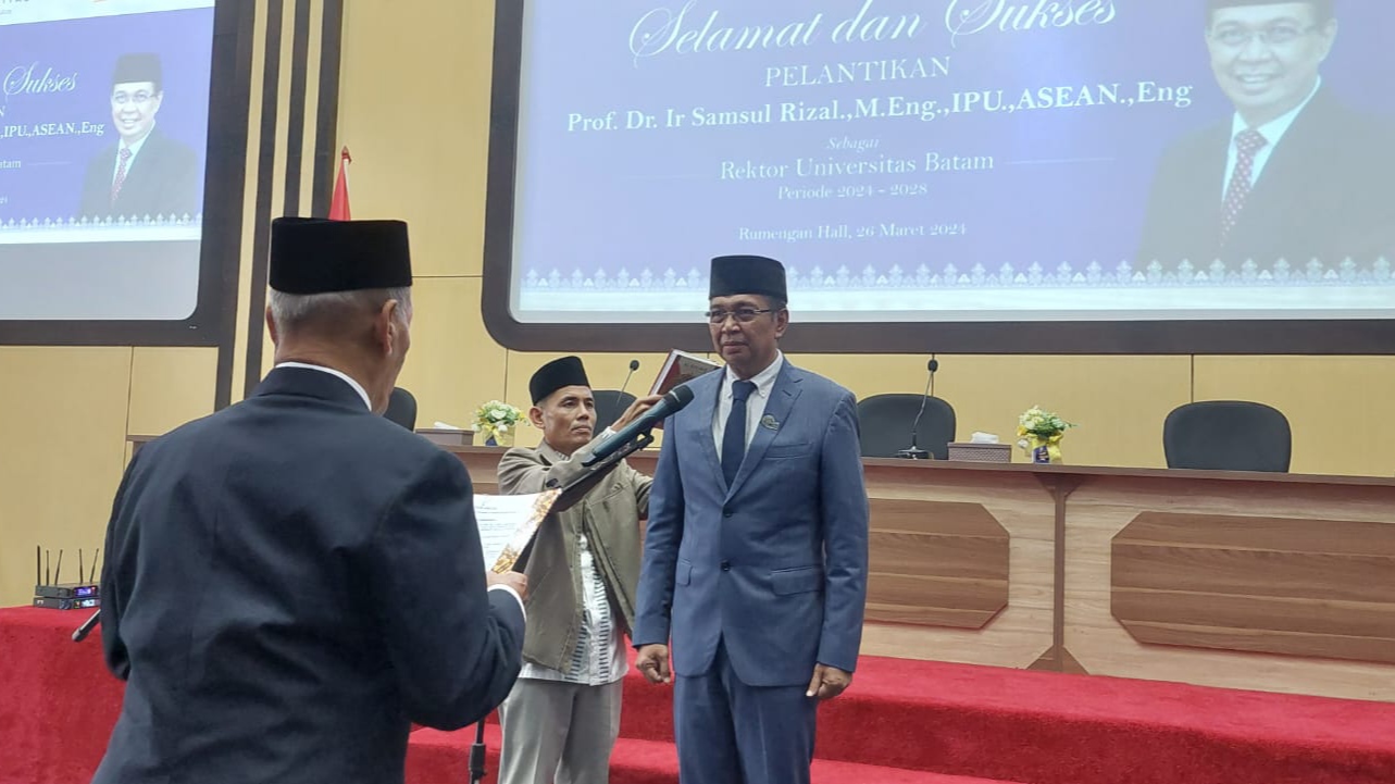 Profesor Samsul Rizal Jadi Rektor Universitas Batam - Acehkini.ID