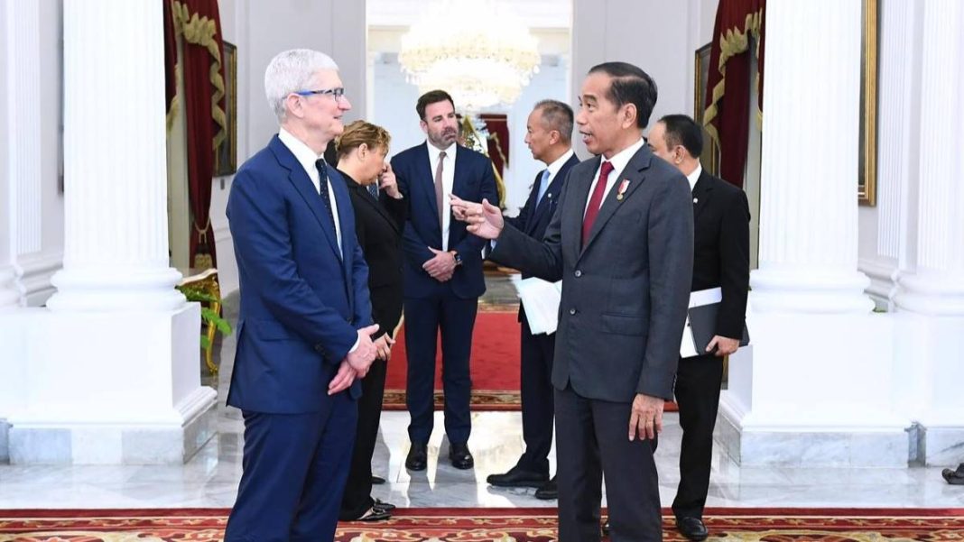 Presiden Jokowi Terima CEO Apple di Istana, Jajaki Bangun Pabrik Manufaktur - Acehkini.ID