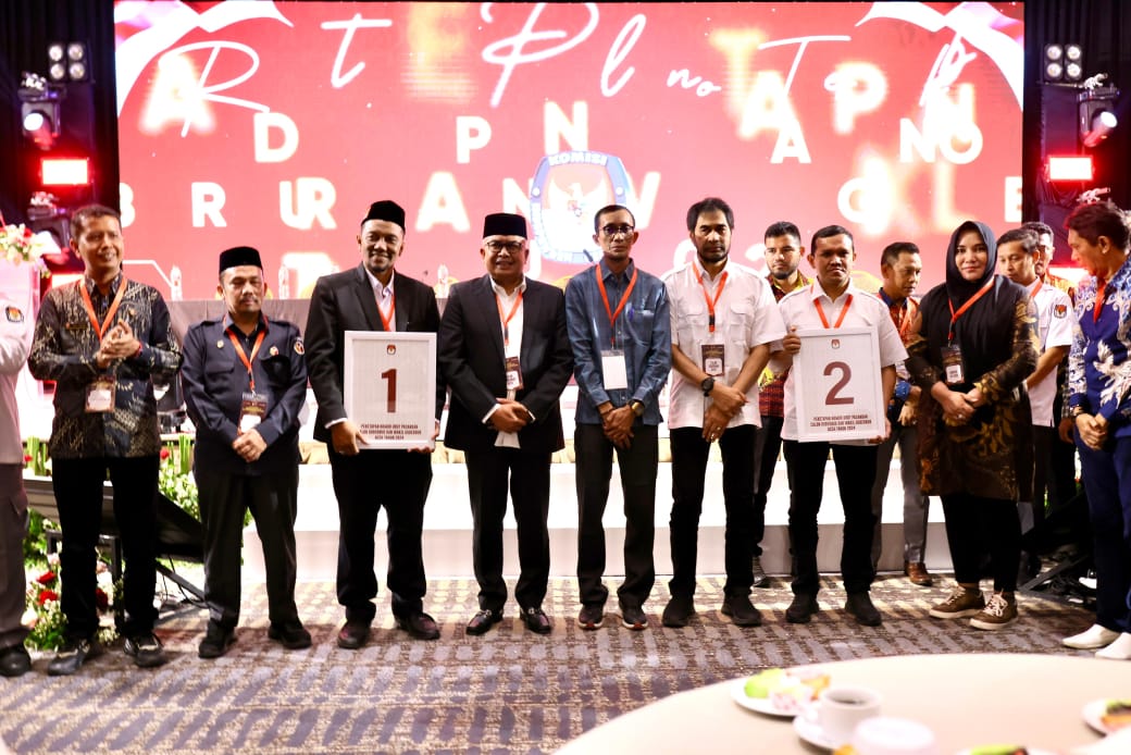 Foto: Pengundian Nomor Urut Paslon Pilgub Aceh - Acehkini.ID
