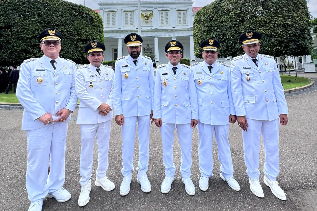Foto: Mualem di Istana Kepresidenan Jakarta - Acehkini.ID