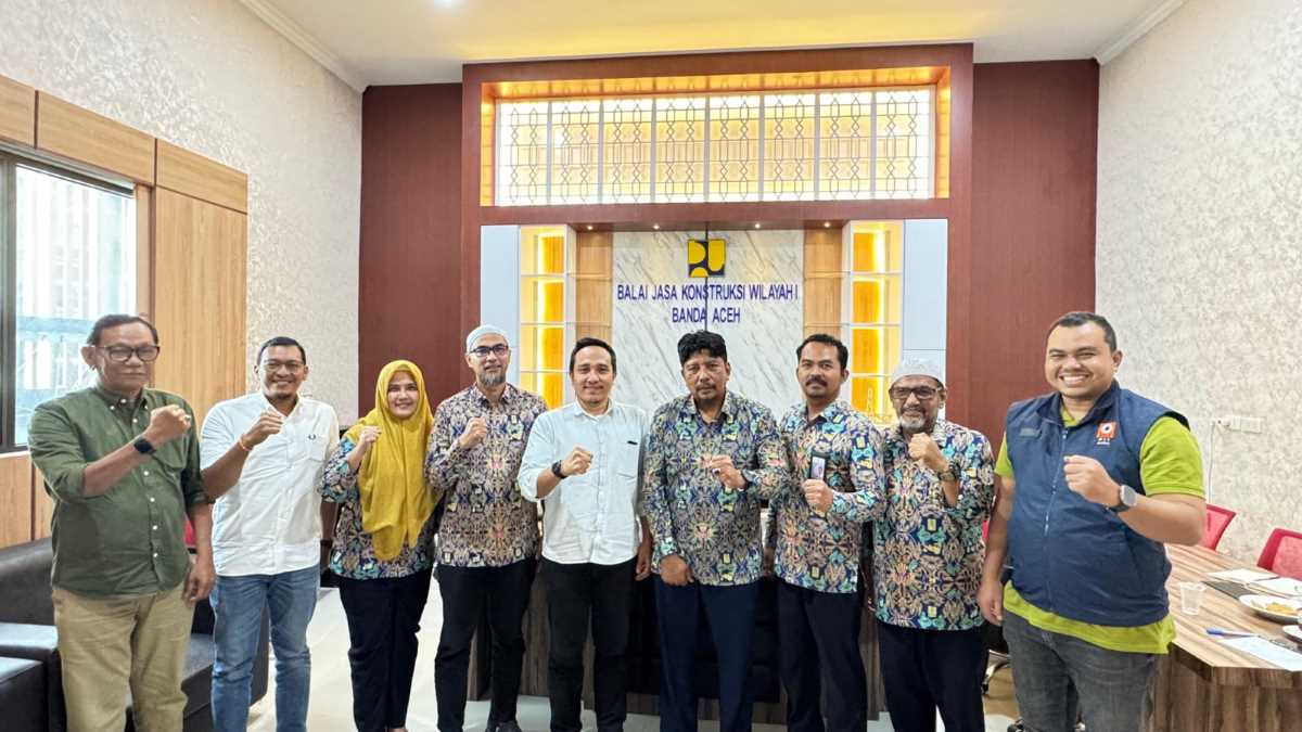 PII Aceh Besar Audiensi dengan Kepala Balai Jasa Konstruksi Wilayah I Banda Aceh - Acehkini.ID