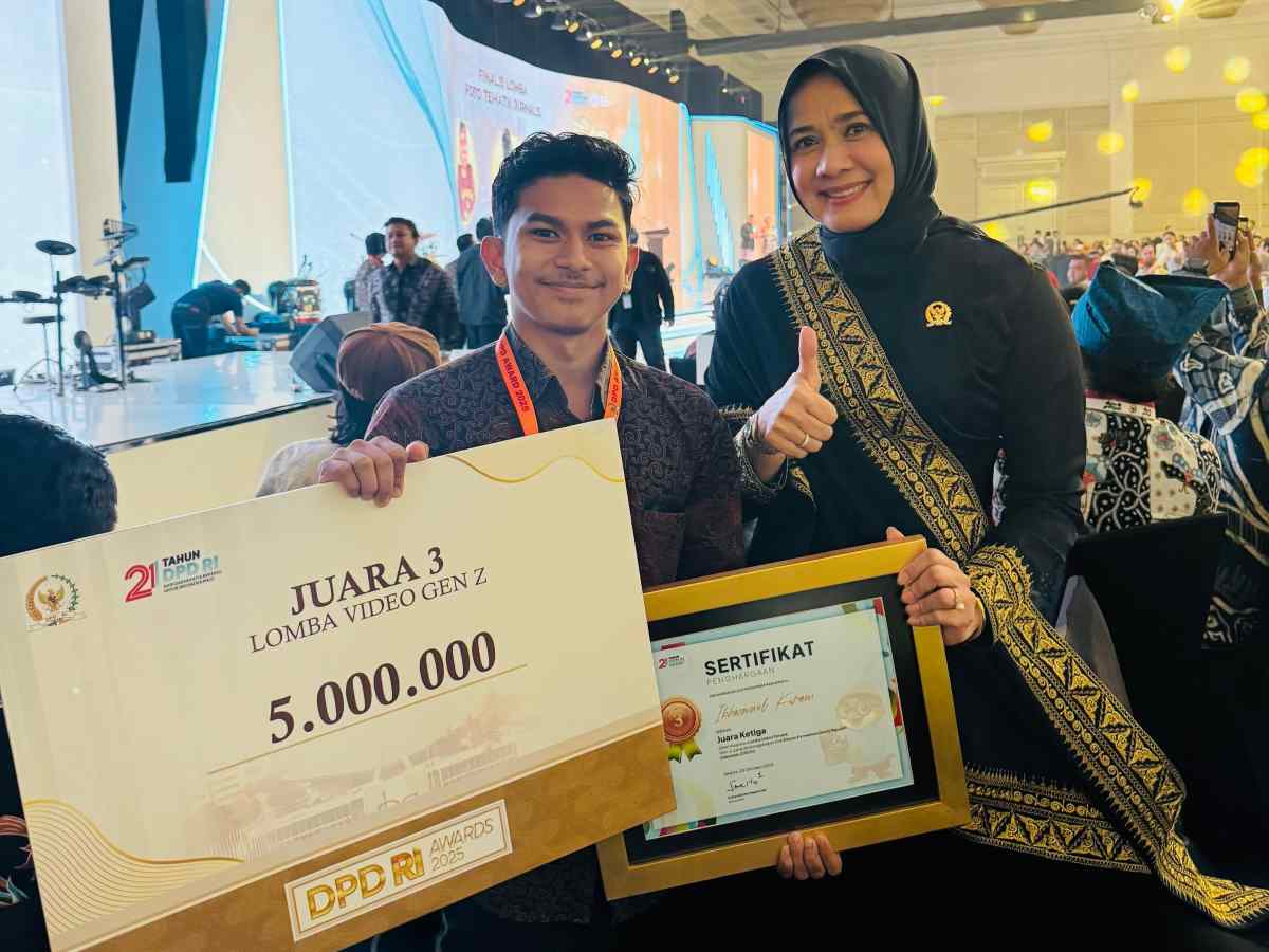 Ikhwanul Raih Juara 3 Nasional dalam Festival Video Pendek DPD RI Award ...